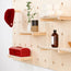 Wooden Pegboard Shelf | George & Willy